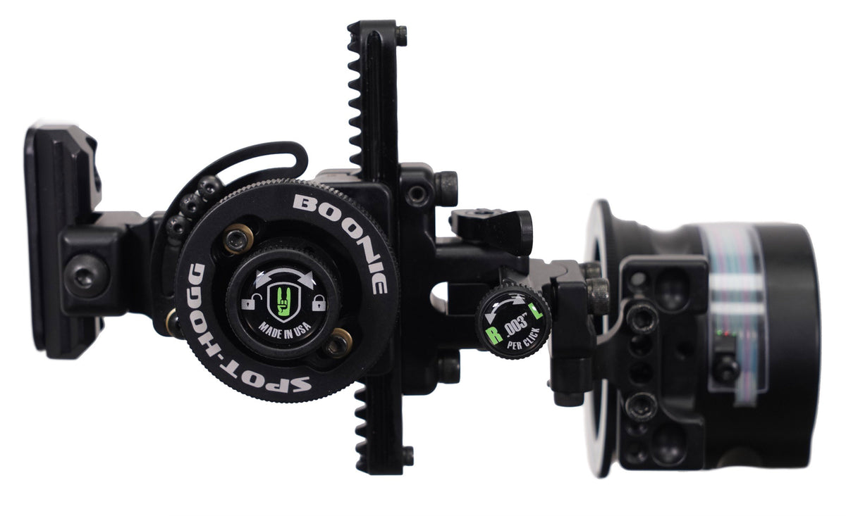 Spot Hogg Boonie Sight- Triple Stack- Picatinny Mount – NOCK ON ARCHERY