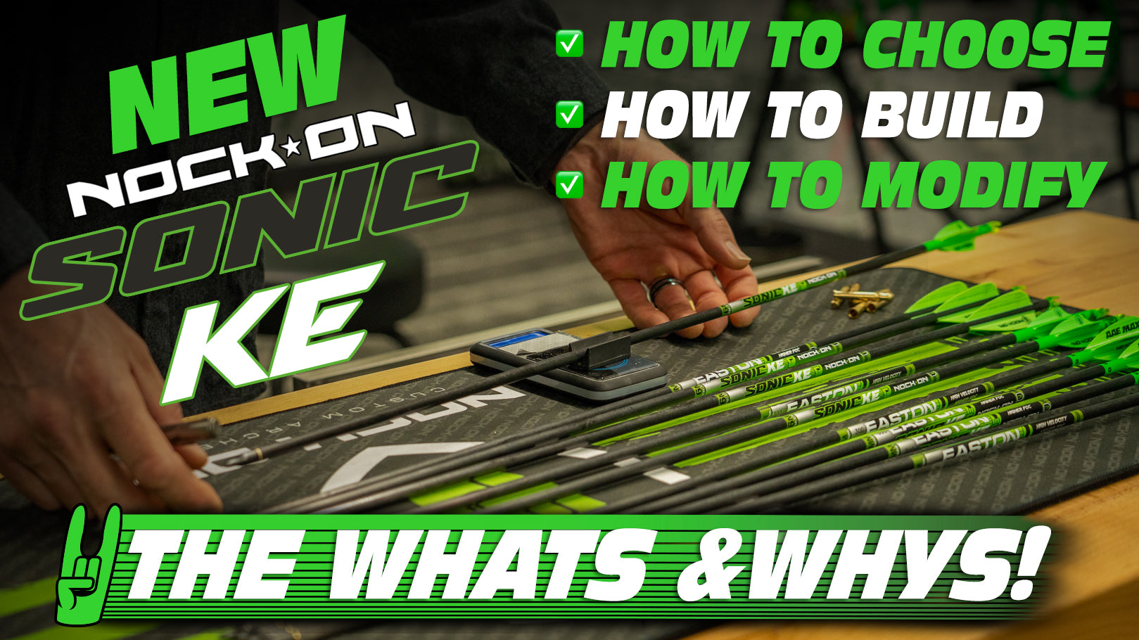 Sonic KE — Fully Loaded — Ready-to-Group Arrows (12ct) – NOCK ON ARCHERY